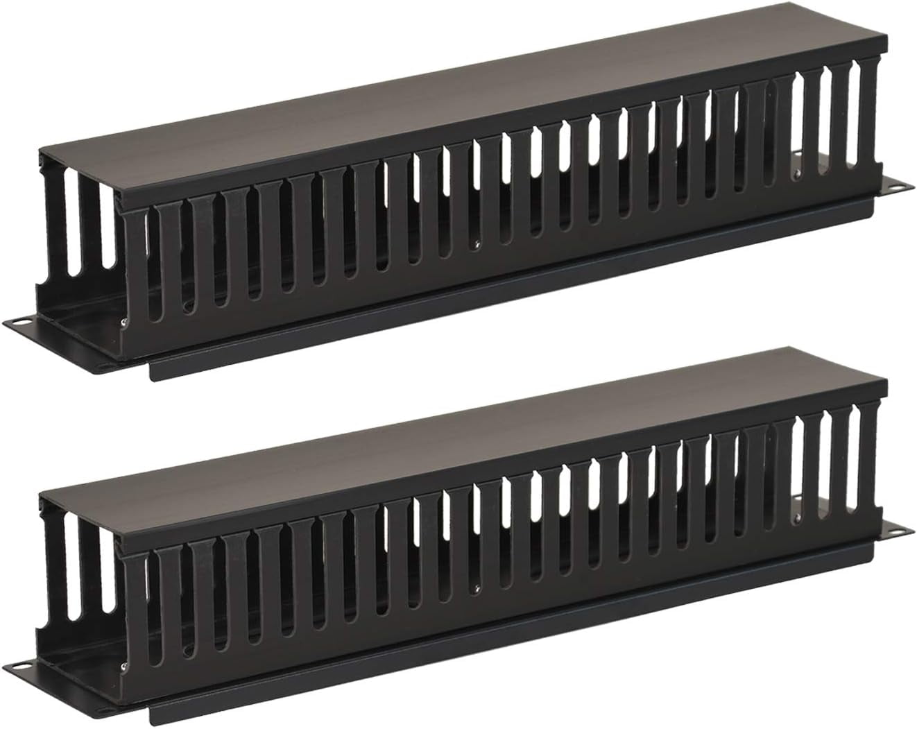 Aeons 2U Horizontal 19-inch Server Rack Mount Cable Management Raceway ...