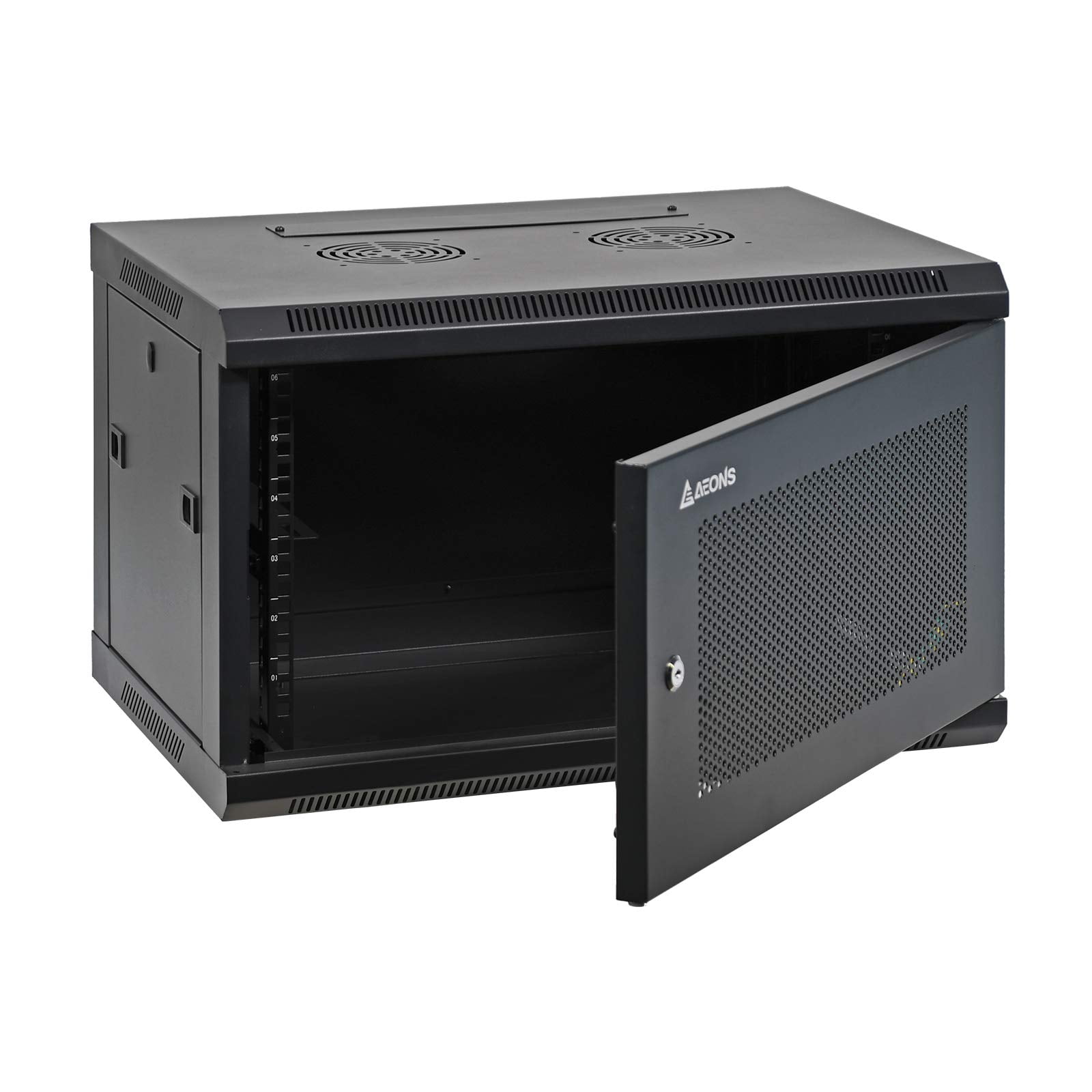 Aeons 6U Professional Wall Mount Network Server Cabinet Enclosure 19 ...