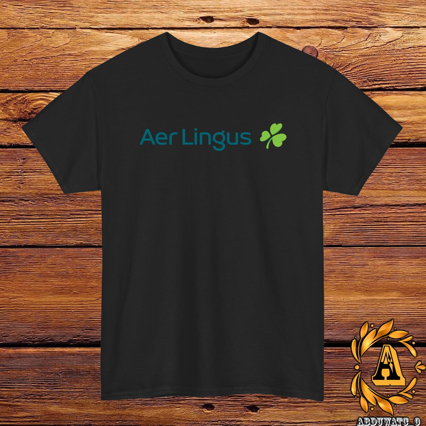 Aer Lingus Airlines Logo T-Shirt Black/Grey/White/Navy/Red/Light Blue ...
