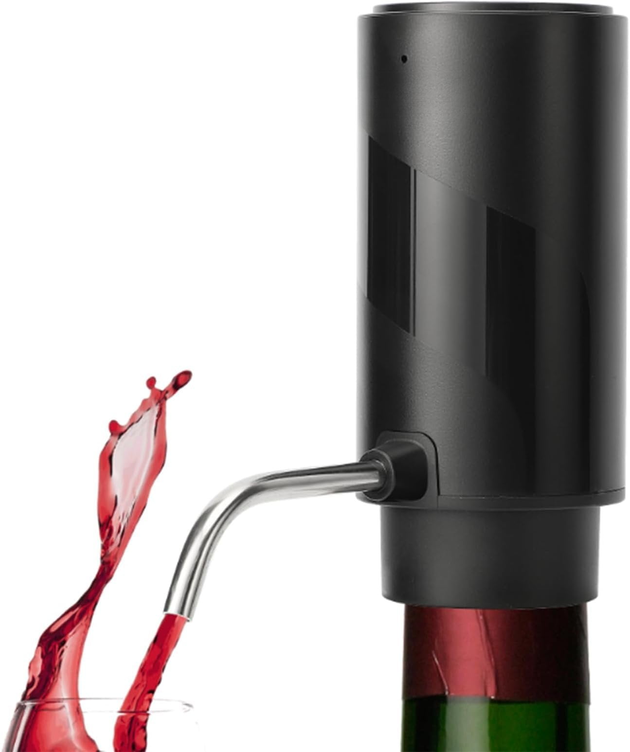 Aerator, Decanter, Dispenser, , Automatic One-Touch Pourer Pump Oxidizer for Red and White Re ...