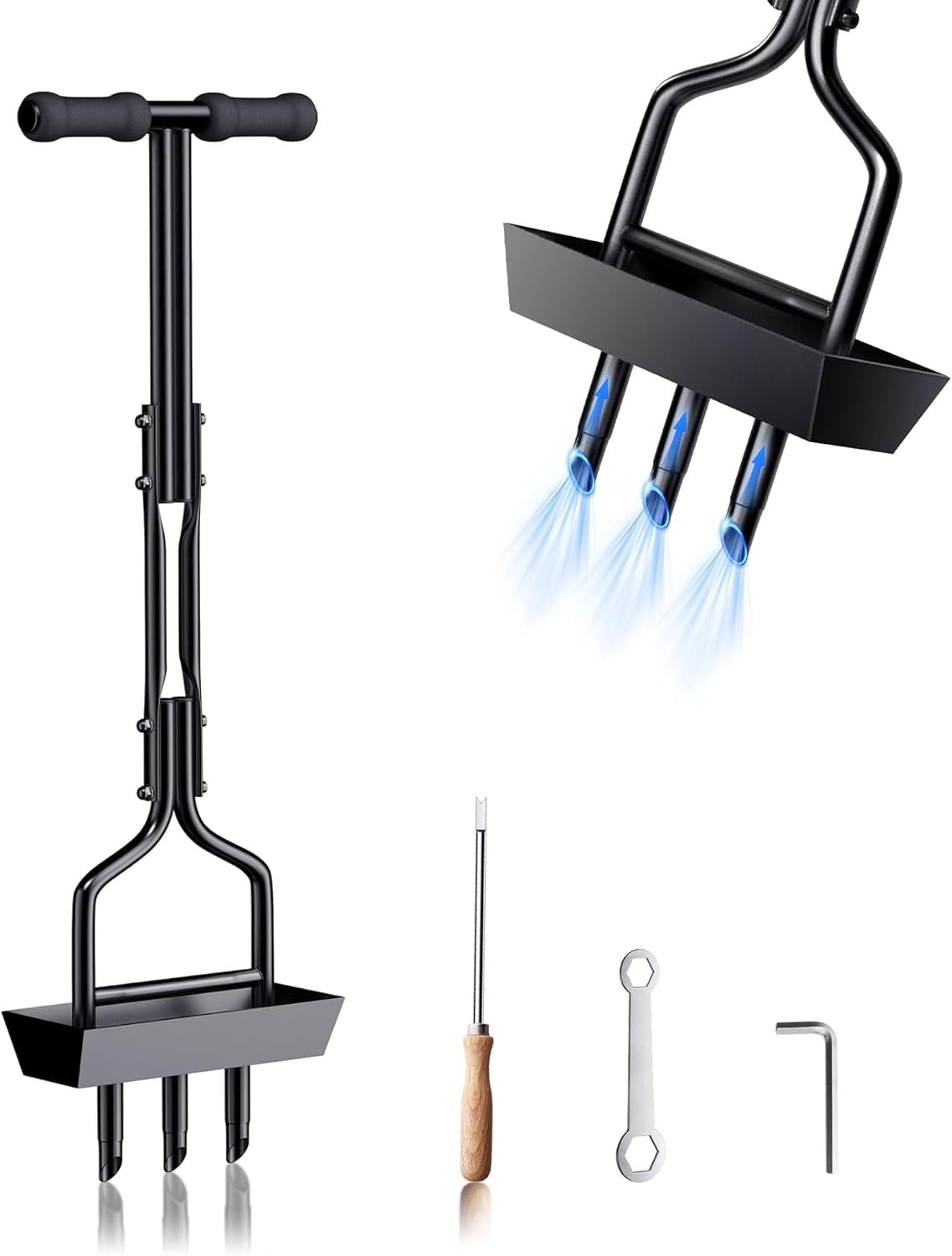 Aerator Lawn Tool Manual Lawn Aerator, Lawn Aerator Tool with Core Soil ...