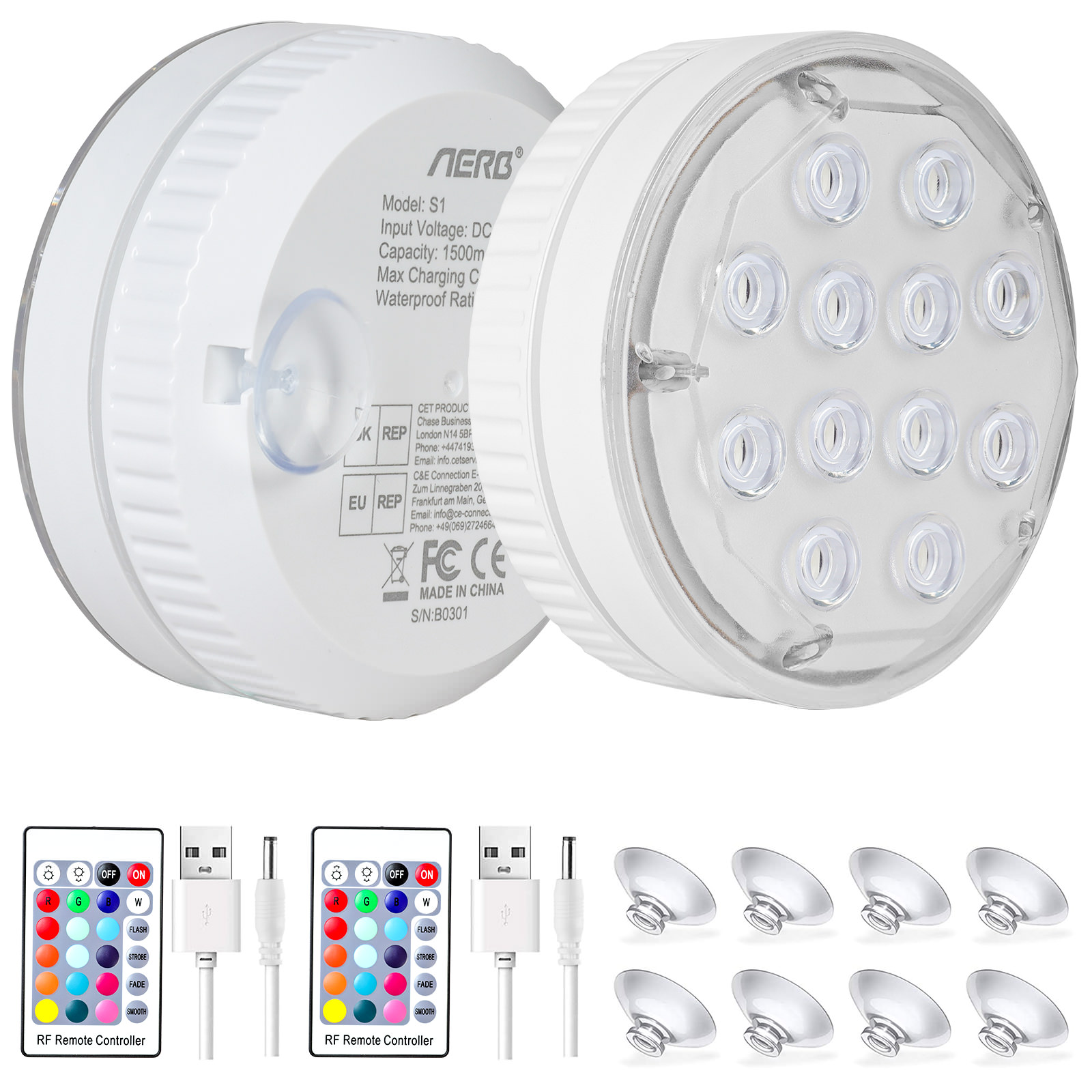 Willstar LED Glowing Beach Ball Light with Remote Outdoor Pool Party 16 ...