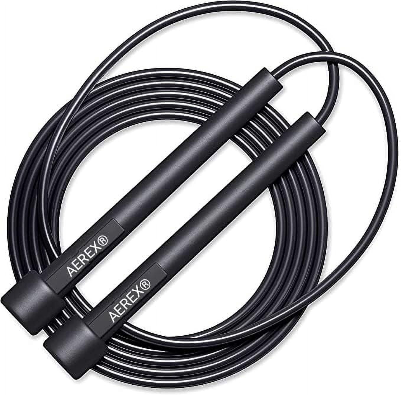 Aerex Lightweight Jump Rope For Fitness & Exercise Adjustable Jump ...