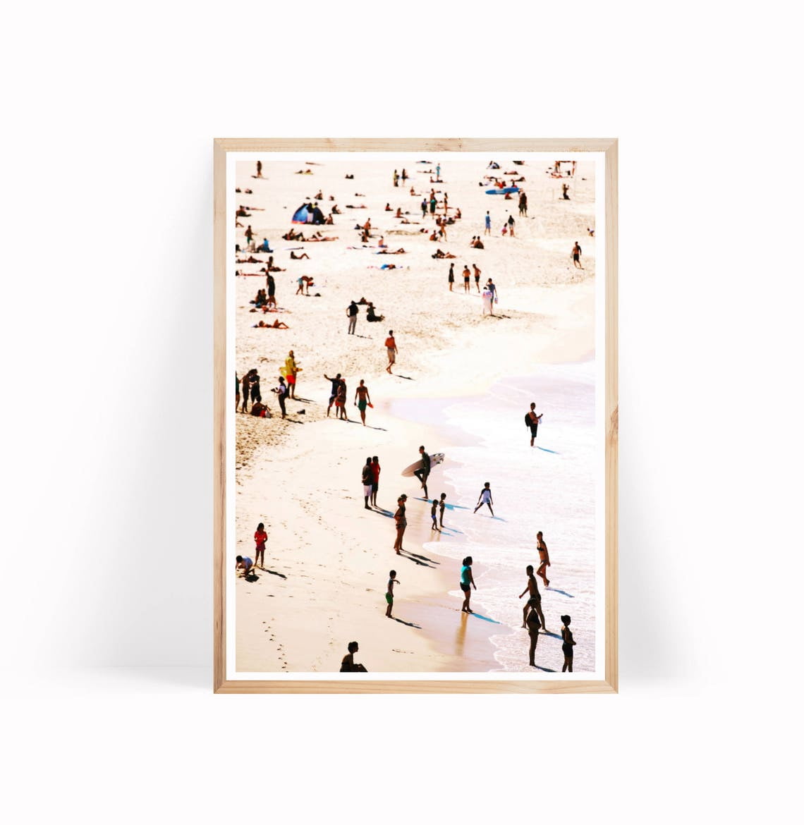 Aerial Beach Poster, Beach Art Poster, Surf Art Poster, Posters, Modern ...