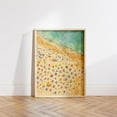 Aerial Beach Umbrella Poster Colorful Summer Wall Art Coastal Print ...