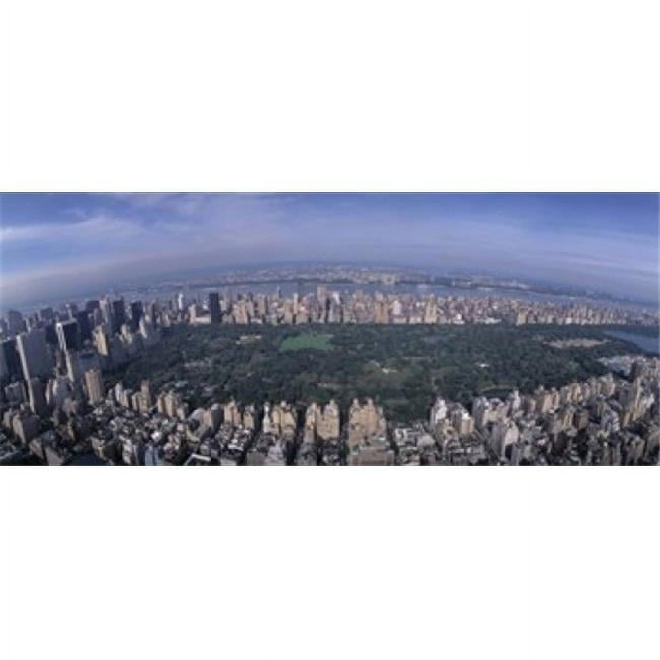 Aerial Central Park New York NY USA Poster Print (30 x 13) - Walmart.com