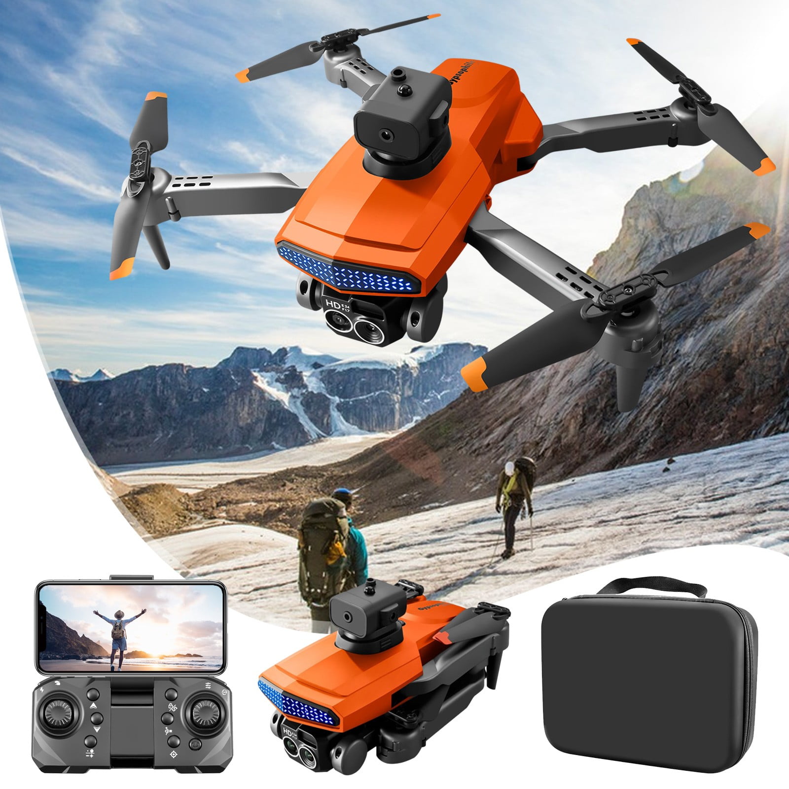 Aerial Drones, Fishing Drone, Delivery Drone, Unmanned Drone with Dual Camera, for Outdoor ...