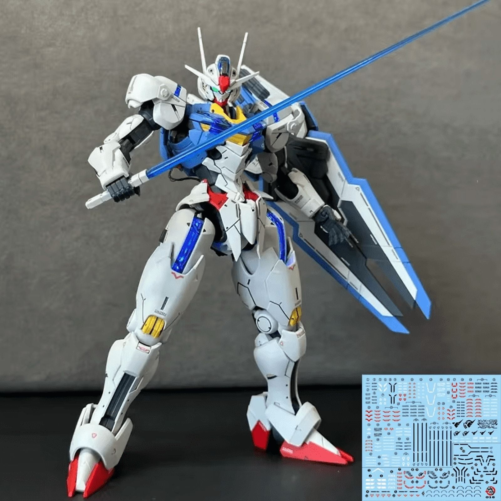 Aerial FM 1/100 The Witch From Mercury Assembling Mech Model Kit Action ...