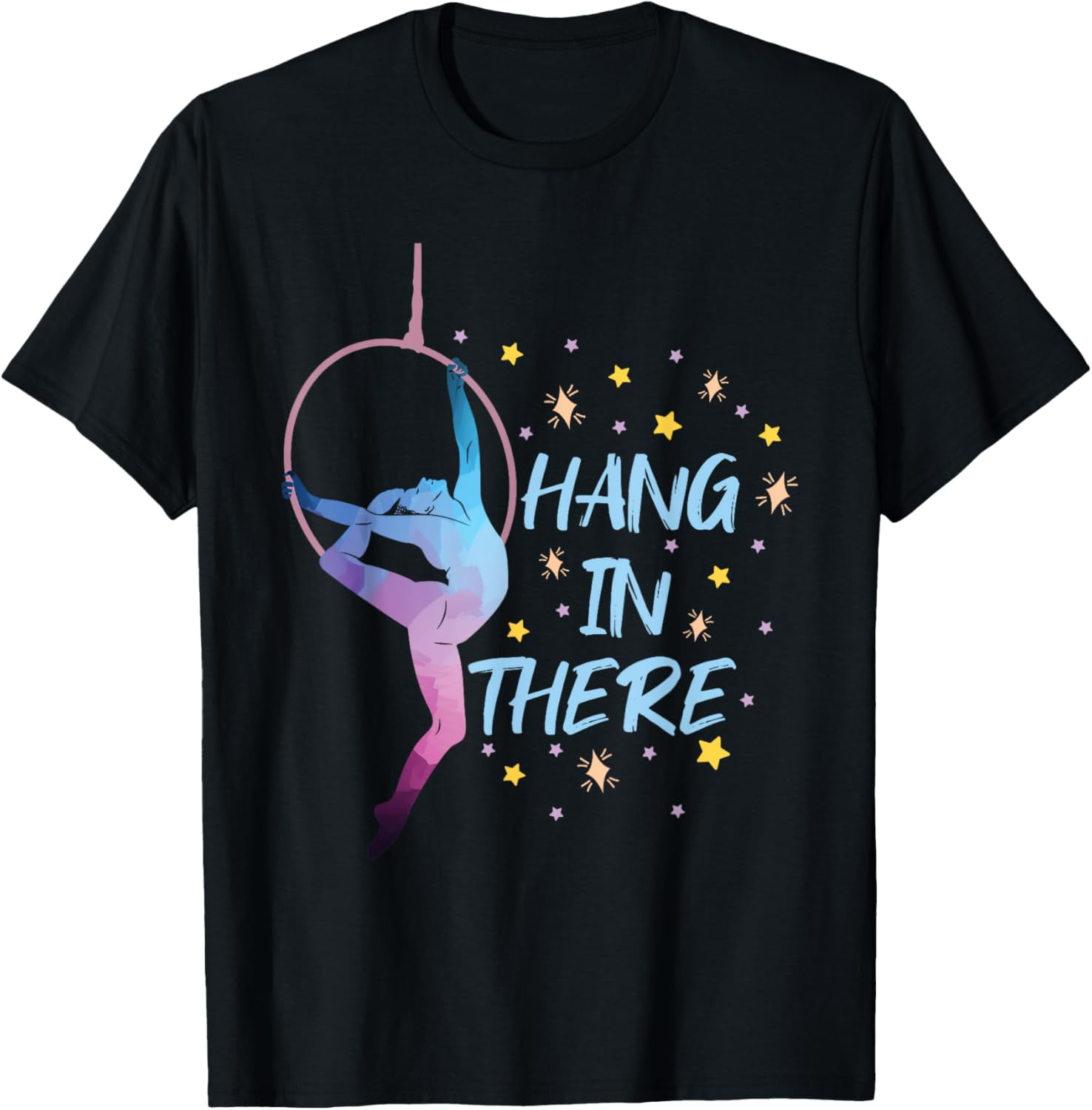 Aerial Hoop Aerialist Yoga Gymnast Acrobat Scarf T-Shirt - Walmart.com