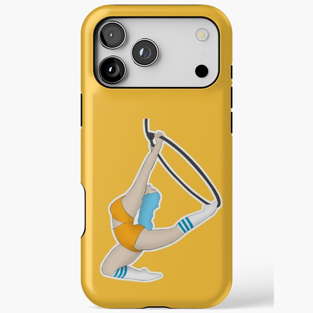 Aerial Hoop Artist with Blue Hair Phone Case for iPhone 11 through 17 ...