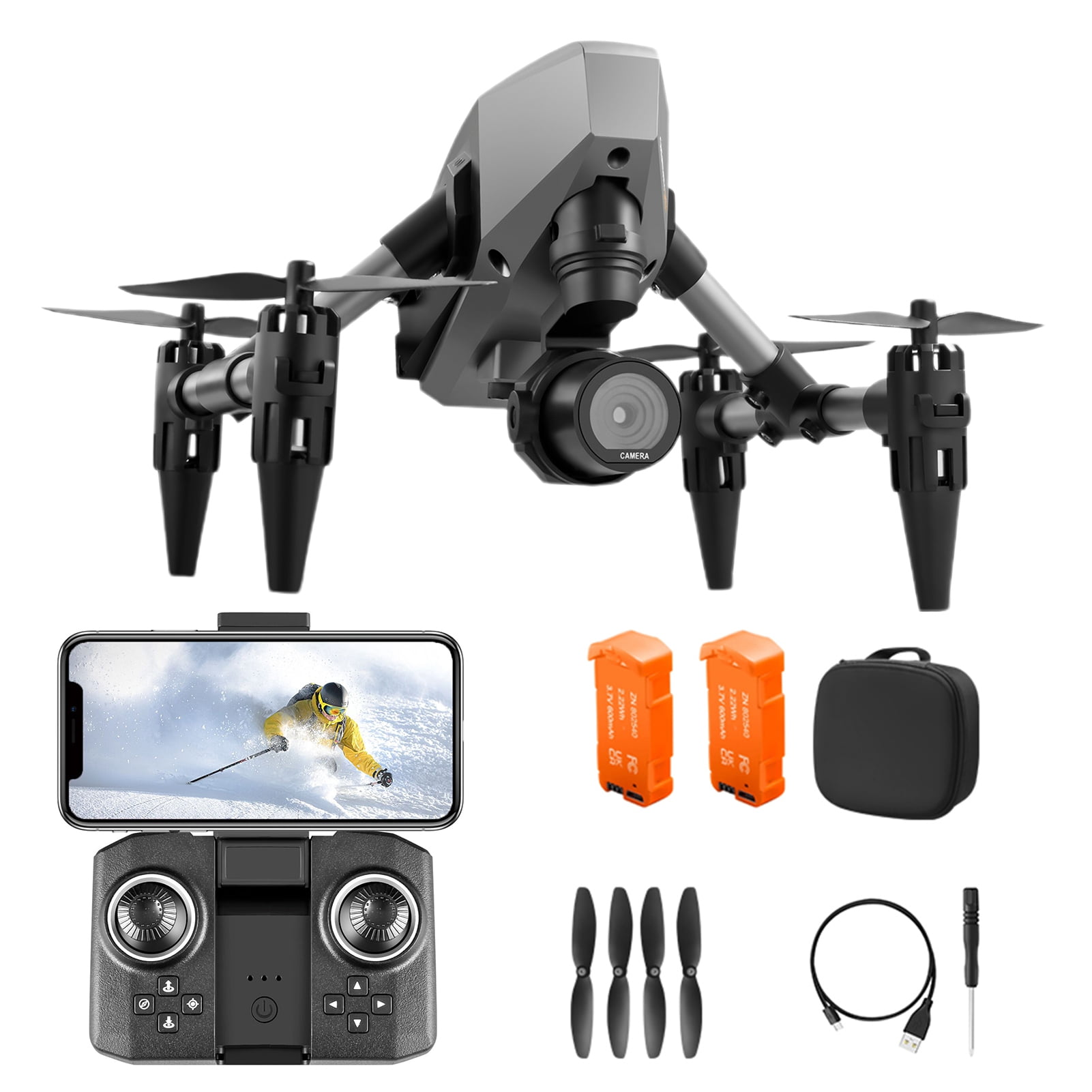 Aerial Photography Quadcopter Remote Control Toy with 4K HD-compatible ...
