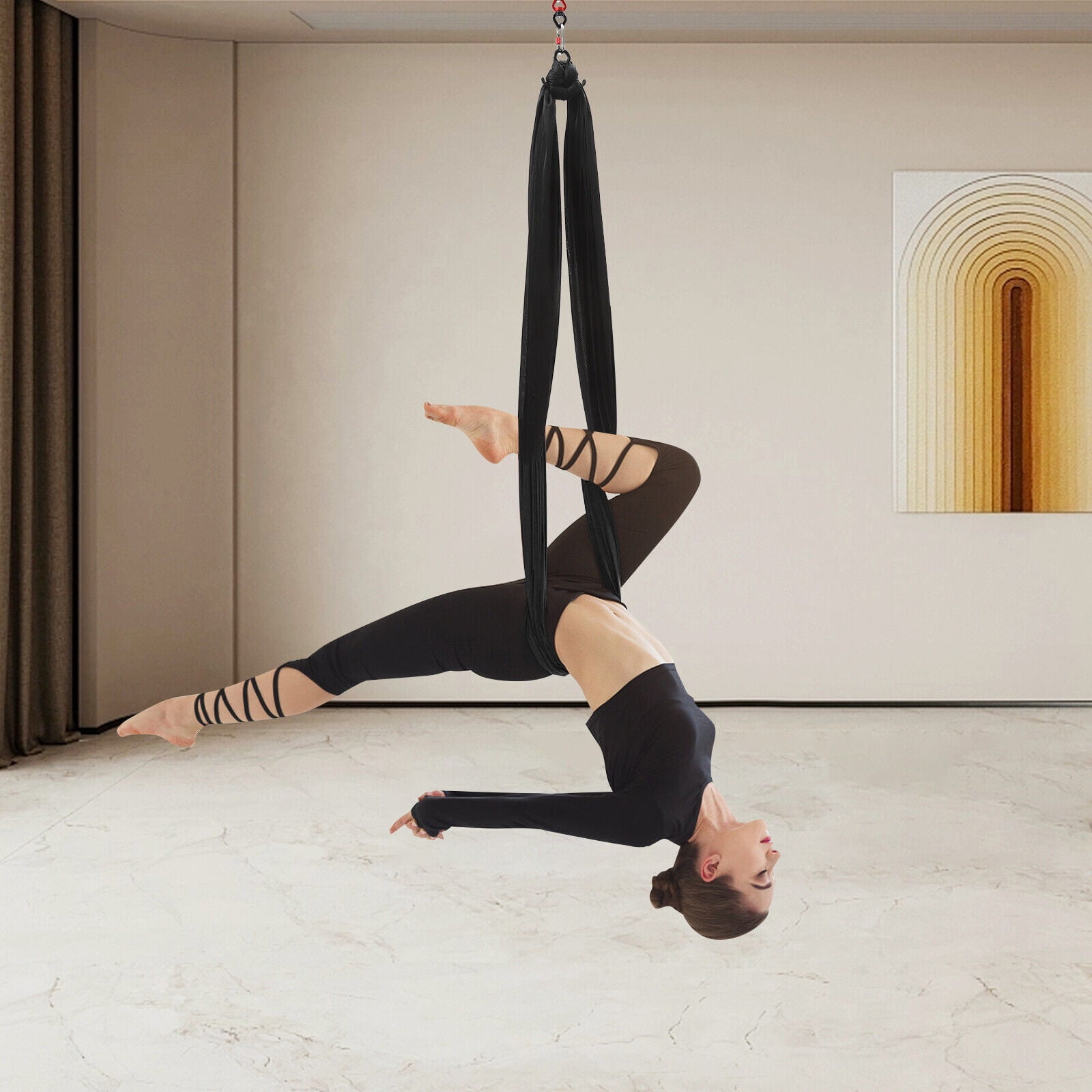 Aerial Silks Equipment, Stretch Aerial Silk Starter Kit For Aerial ...