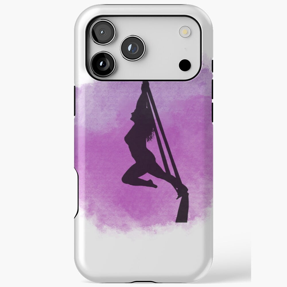 Aerial Silks Pink Watercolor Acrobat Compatible Phone Case for iPhone ...