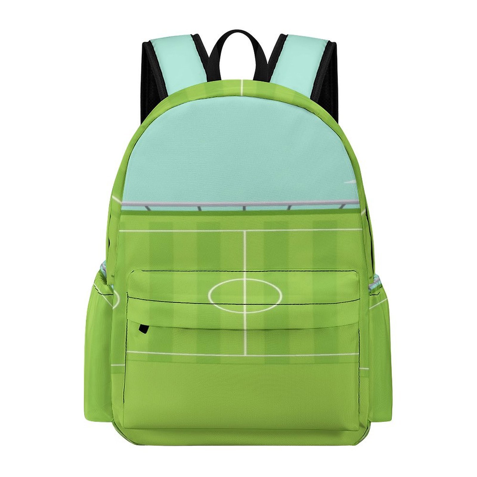Aerial Soccer Field View Book Bag Men Backpack For Teen Large Capacity ...
