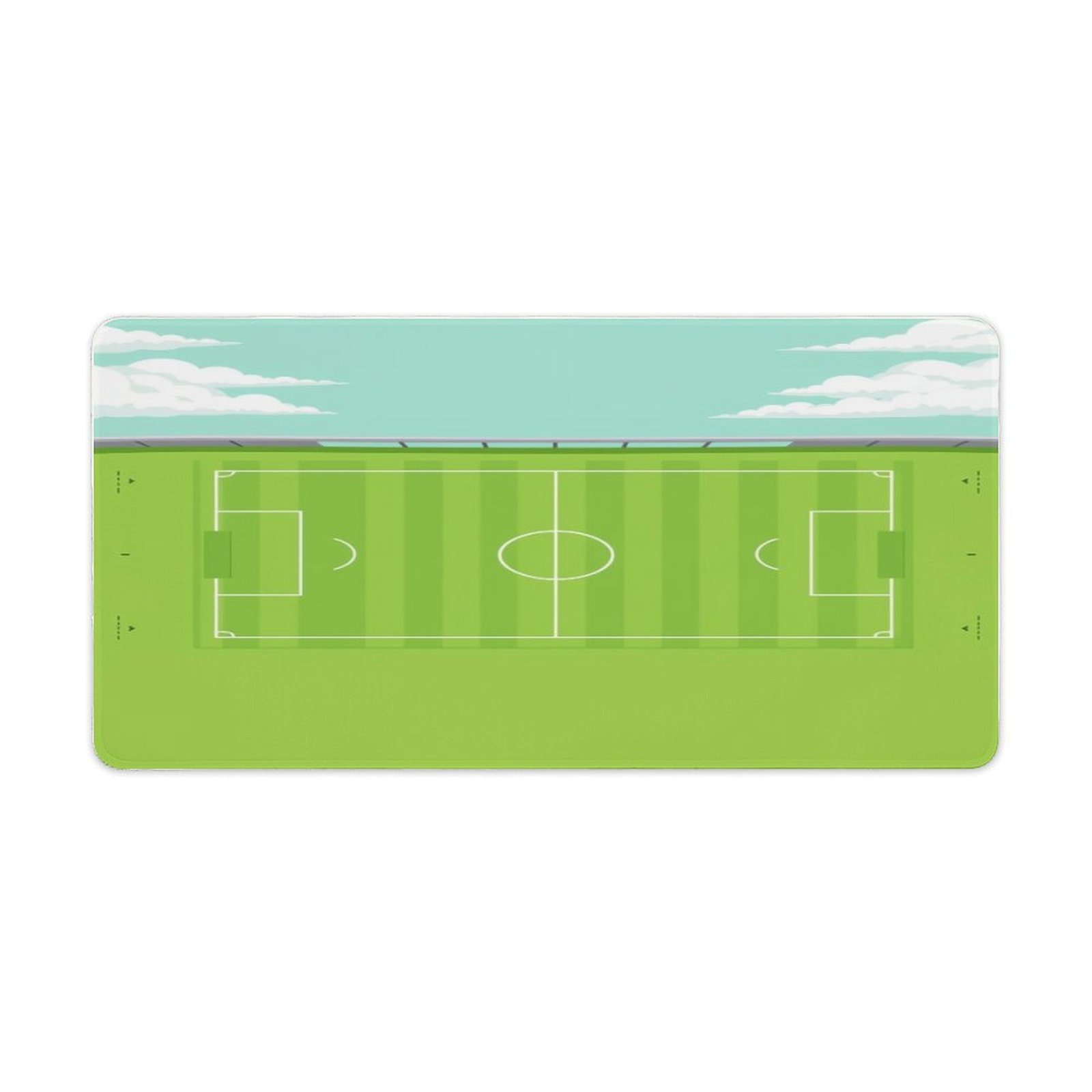 Aerial Soccer Field View Computer Mouse Pad Gaming Accessories Large ...
