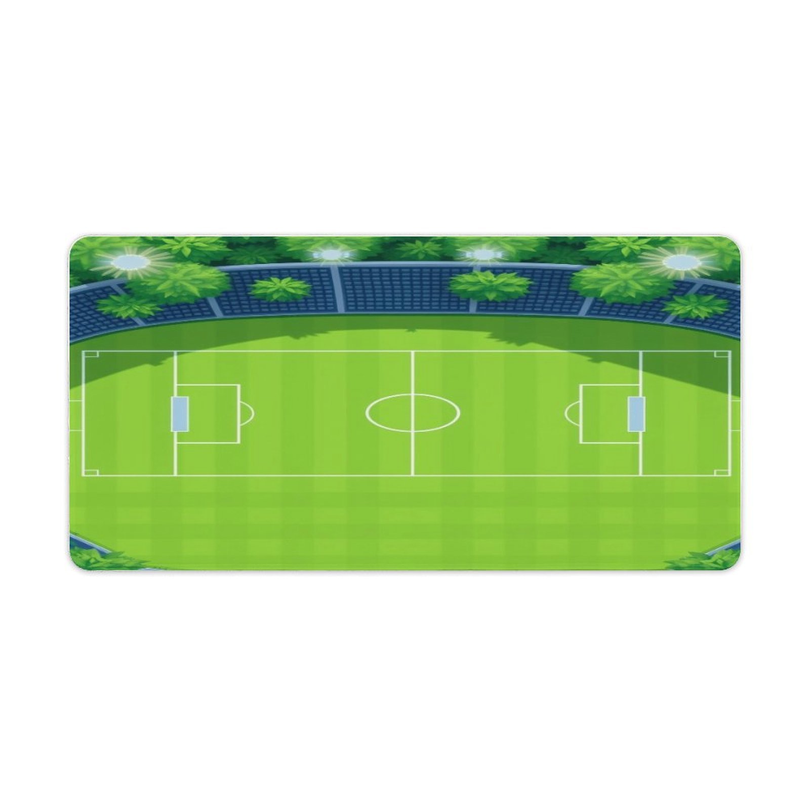 Aerial Soccer Stadium View Mouse Pad Gamer Keyboard Desk Mats Computer ...