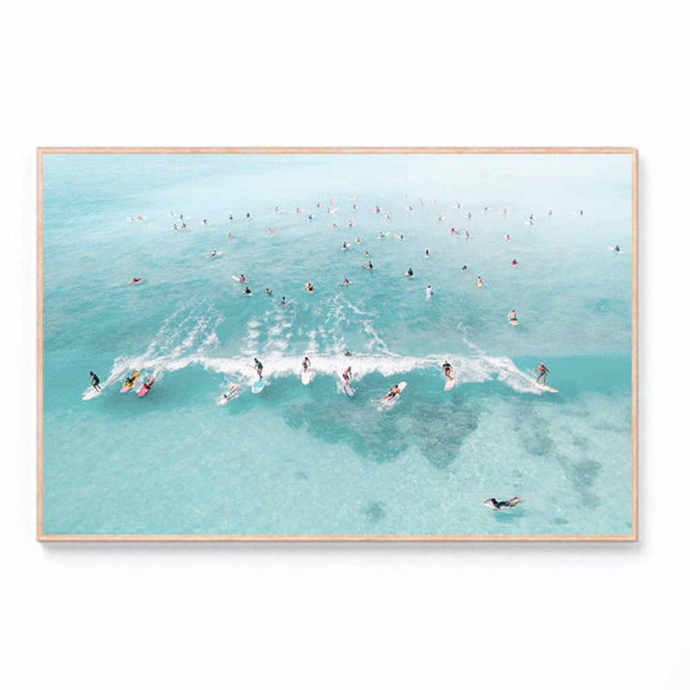 Aerial Surfing Printable Wall Art, Aerial Photography, Surfers Posters ...