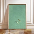 Aerial Swim Print Minimalist Green Water Art Home Decor Vintage Gift ...