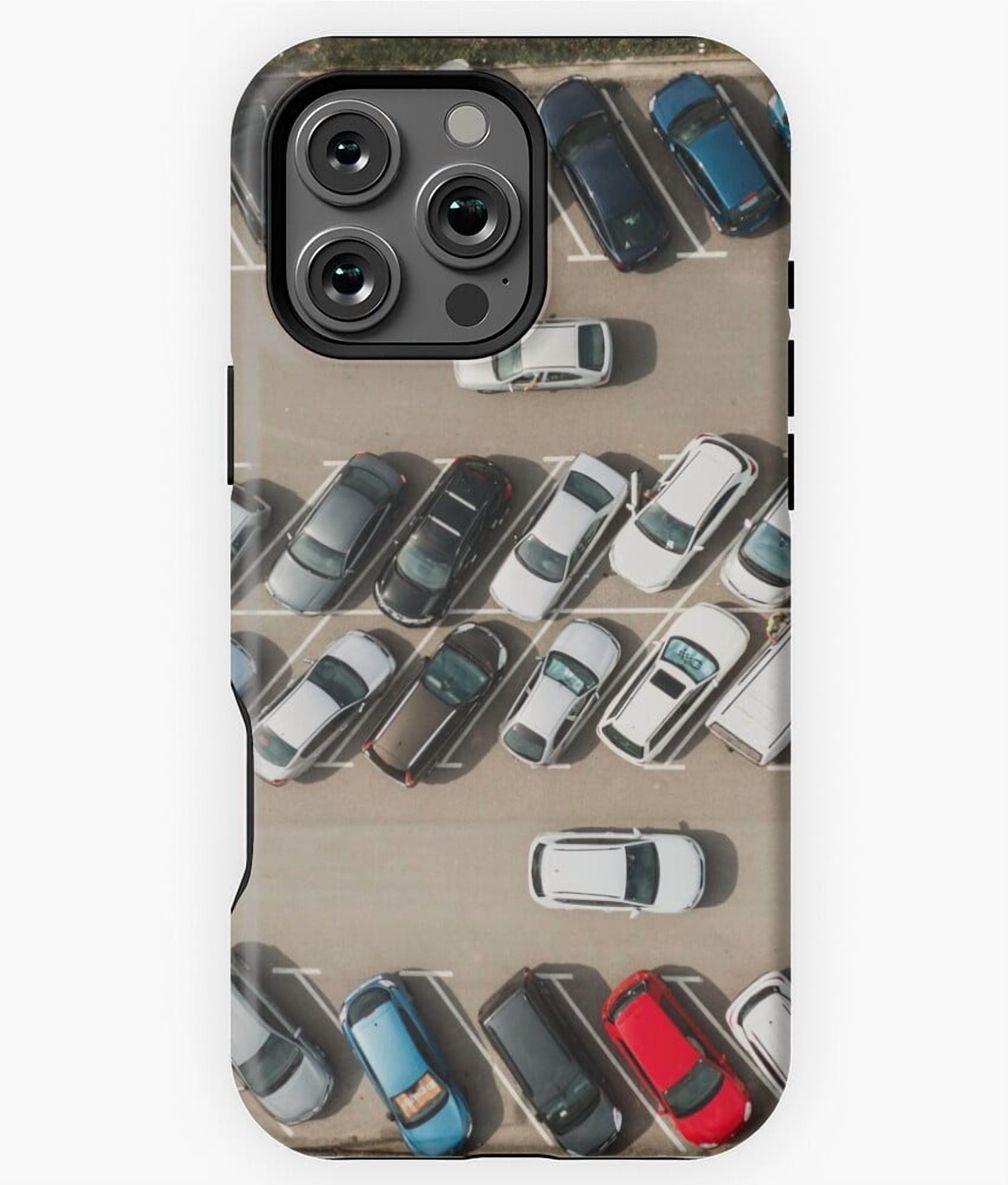 Aerial View Parking Lot Art M0137 Phone Case for iPhone 17 16 15 14 13 ...