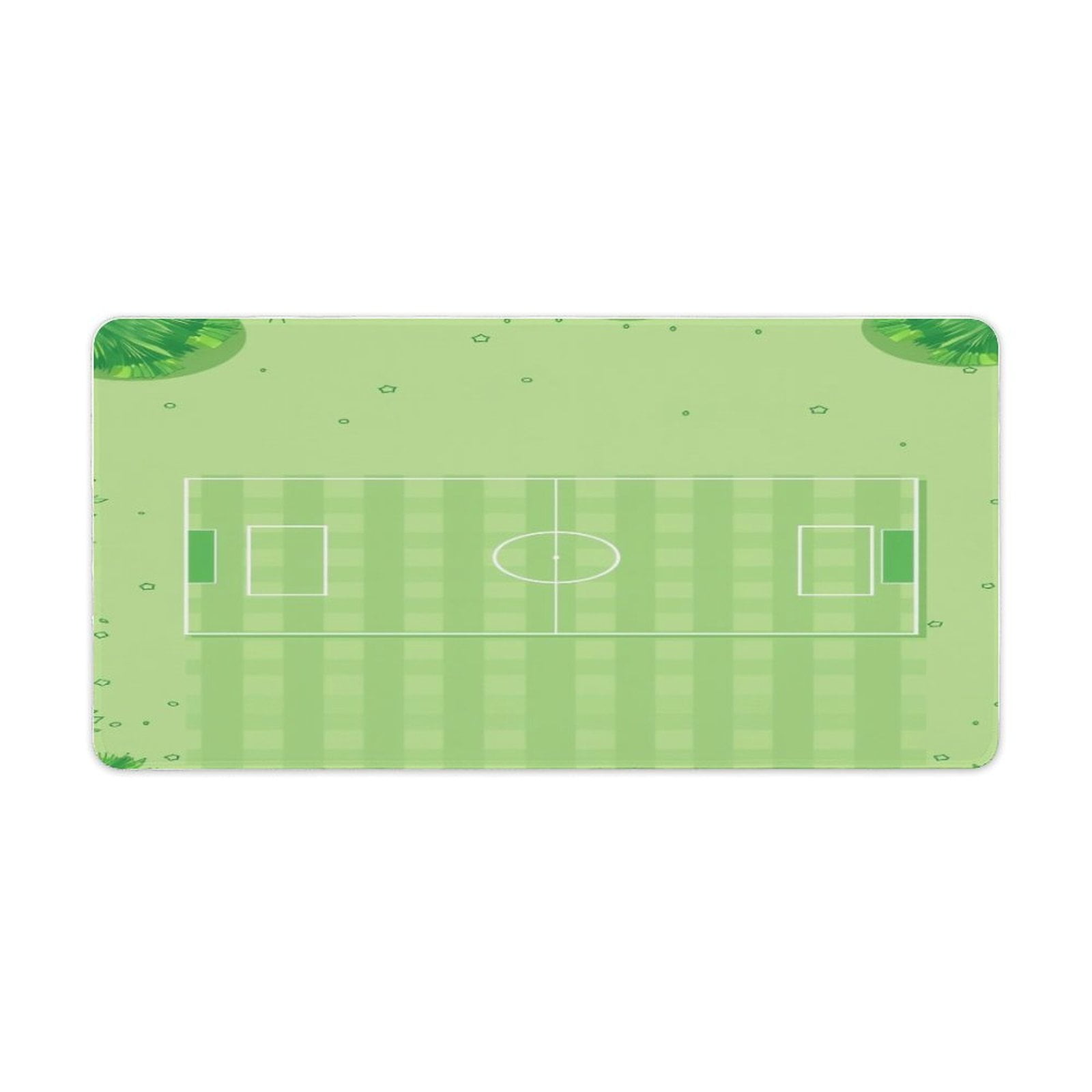 Aerial View Soccer Field Mousepad Gamer Desk Mat Large Keyboard Pad ...