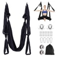 Aerial Yoga Hammock Kit - Antigravity Yoga Sling for Inversion, Fitness ...