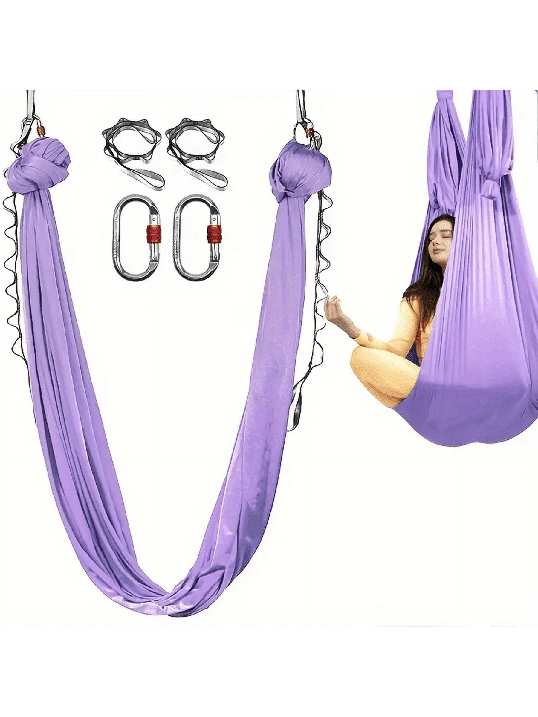 Aerial Yoga Swing Kit – Anti-Gravity Hammock for Inversion, Stretching ...