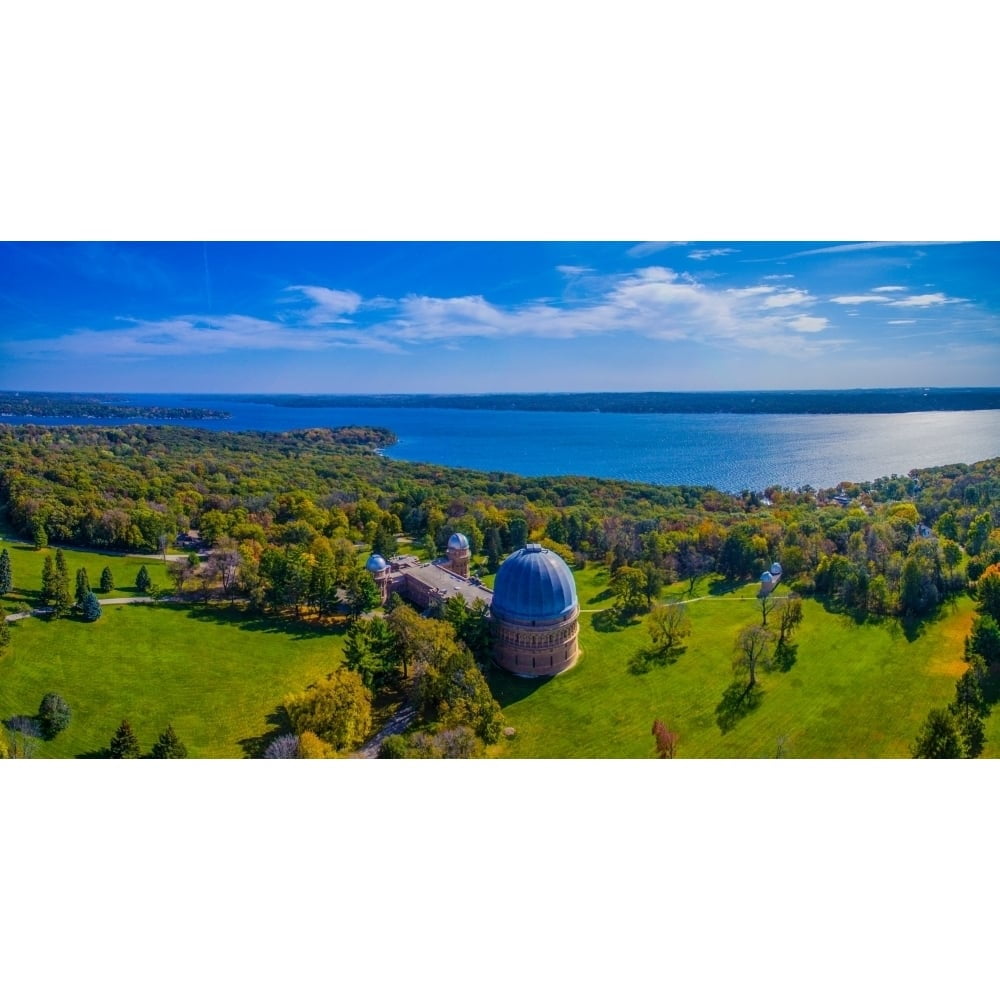 Aerial view of an observatory Yerkes Observatory Williams Bay Wisconsin ...