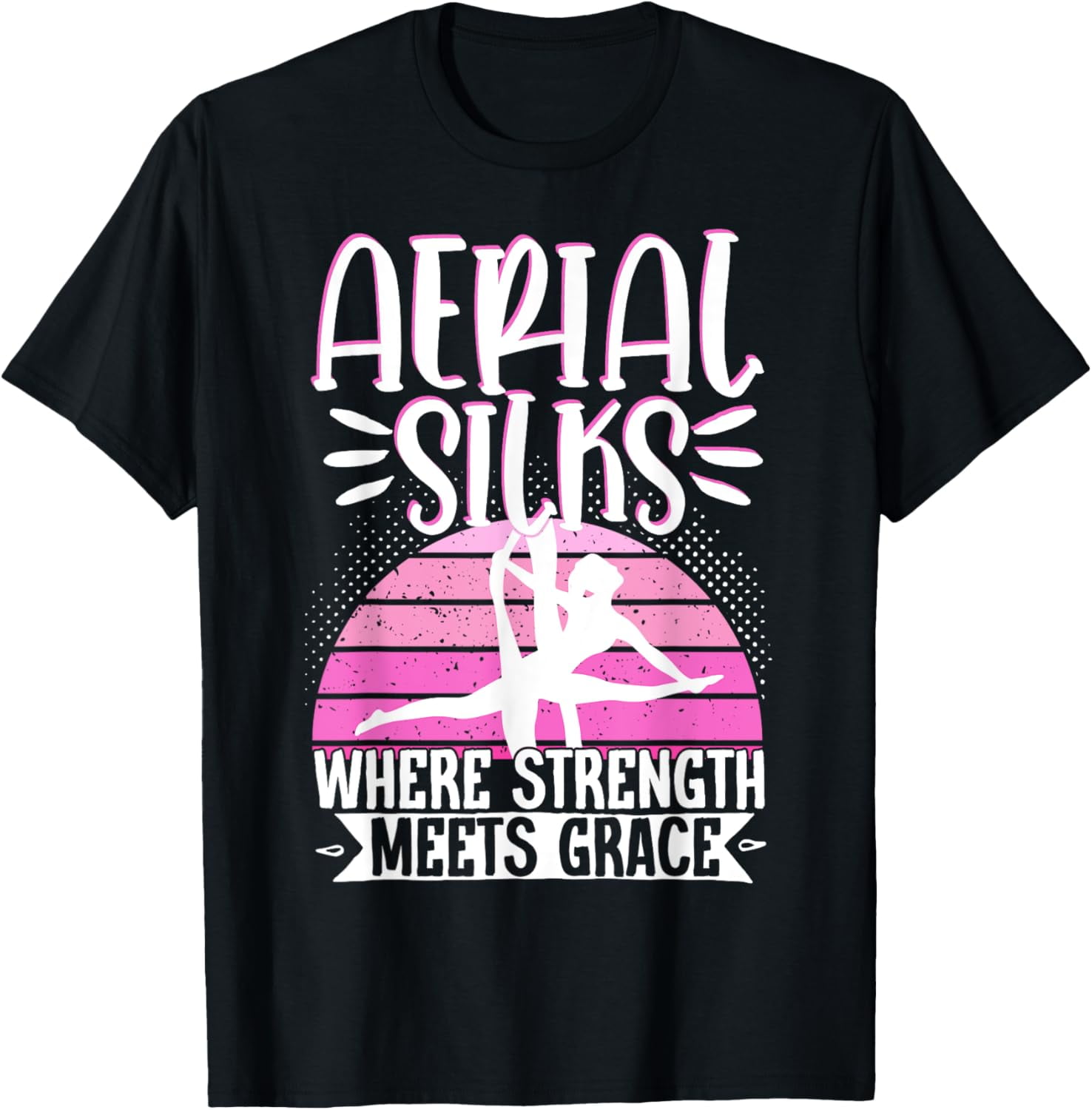 Aerialist Performer Gymnastic Aerial Silks T-Shirt - Walmart.com