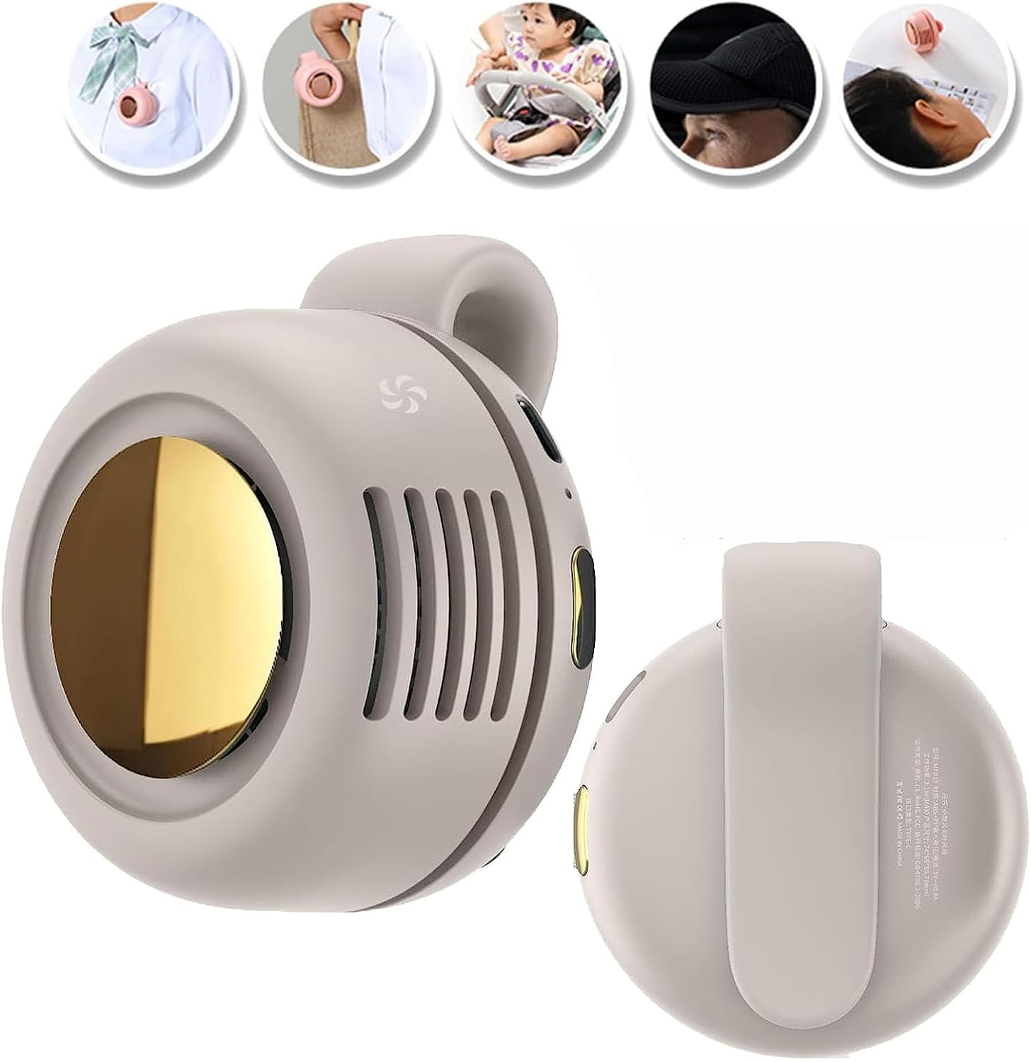 Aerio Clip On Fan, Brighnow Fan, Portable Silent Mini Bladeless ...