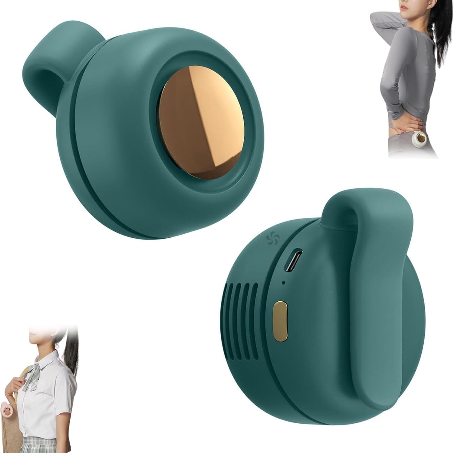 Aerio Clip On Fan, Brighnow Fan, Rechargeable Portable Silent Mini ...