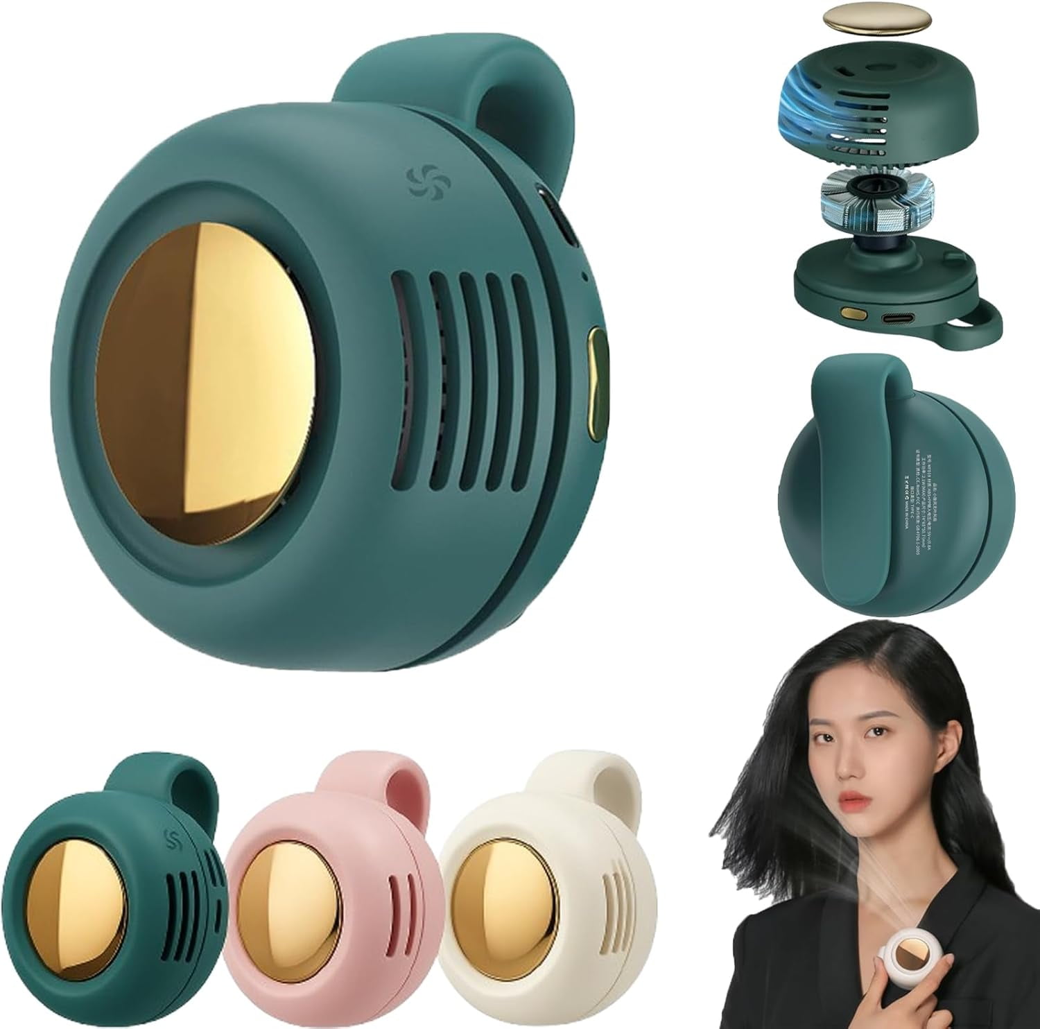 Aerio Clip On Fan, Brighnow Portable Fan, Getario Portable Clip On Fans ...