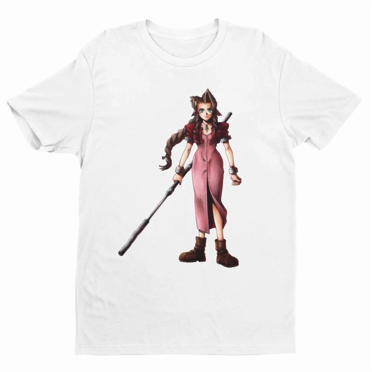 Aerith Gainsborough Ff7 Vii Unisex S-5XL T-Shirt, Og Key Art, Gifts ...