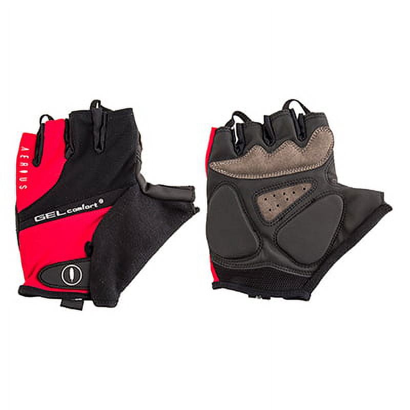 Aerius Red Fingerless Gel Glove LG - Gym & Fitness Use - Walmart ...
