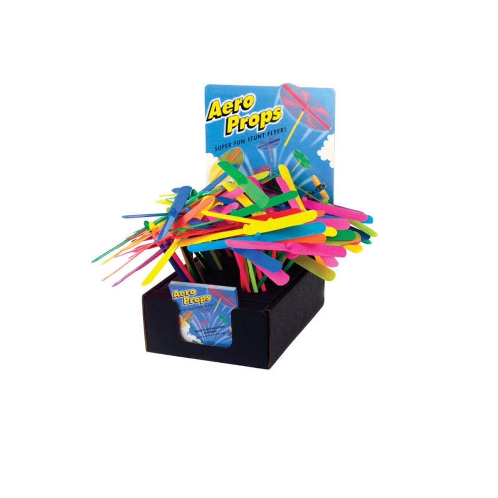 Aero-Motion AP0204-2D100 Aero Prop Hand Powered Flying Propeller Toy ...