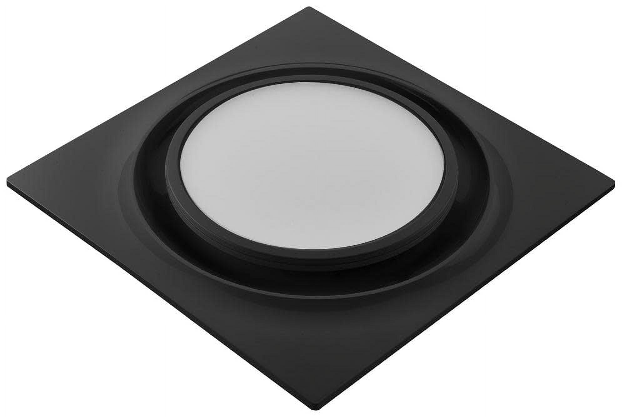 Aero Pure ABF80L6 80 CFM 0.3 Sone Ceiling Exhaust Fan, LED Light ...