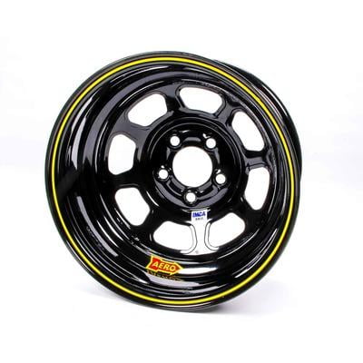 Aero Race Wheels 52-184540, 15X8 4In 4.50 Black Performance Racing ...