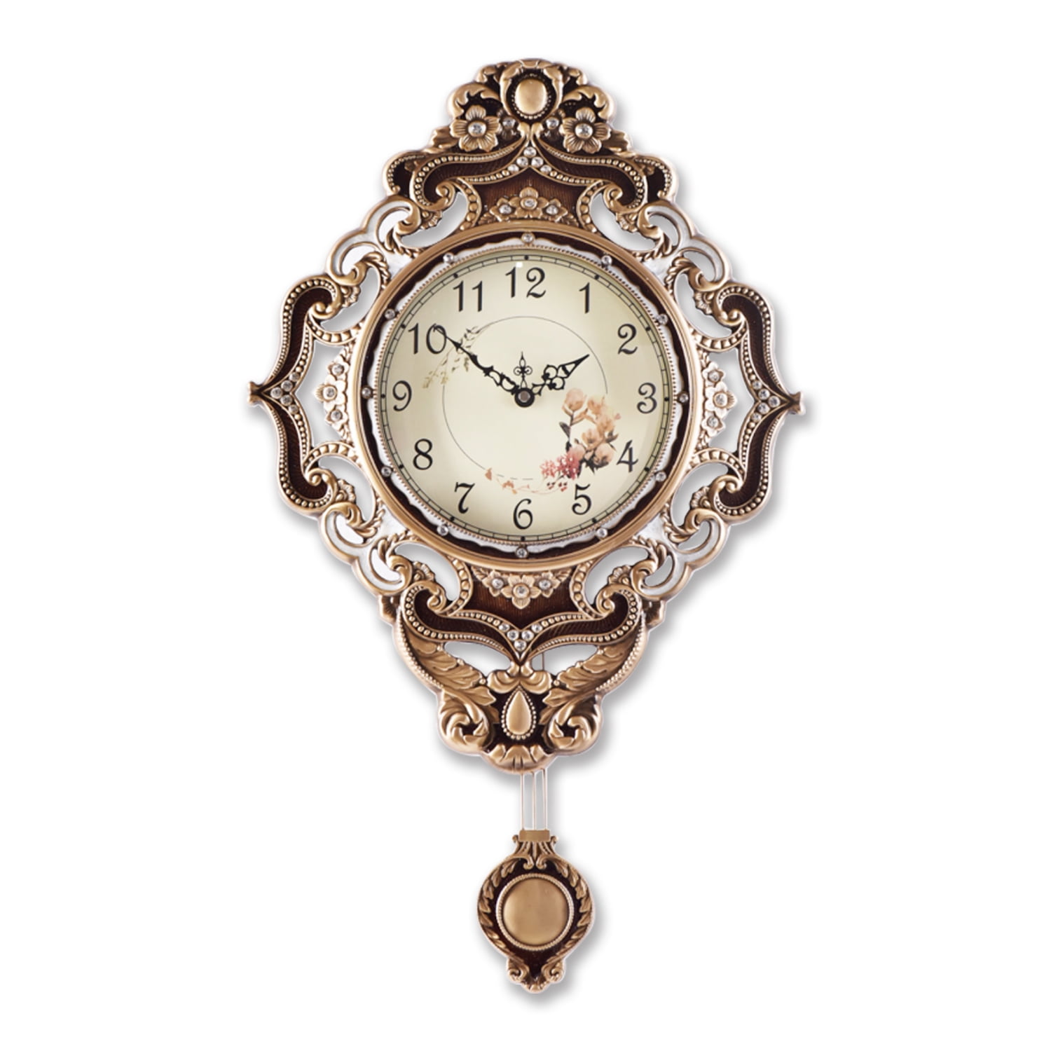 Aero Snail 14" Pendulum Wall Clock, Alloy Steel, Battery Operated ...