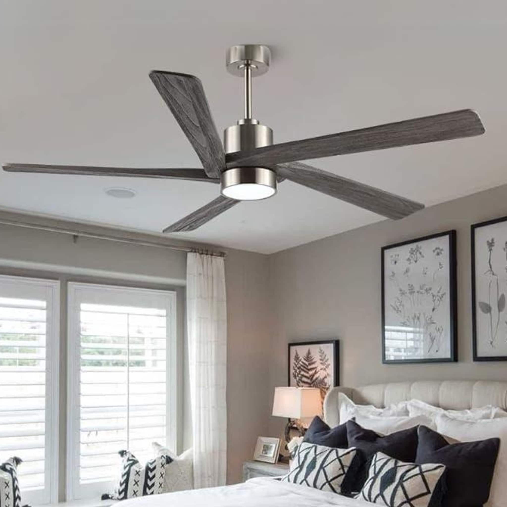 AeroBlade 54" 5-Blade 6-Speed Ceiling Fan with LED Light - Walmart.com