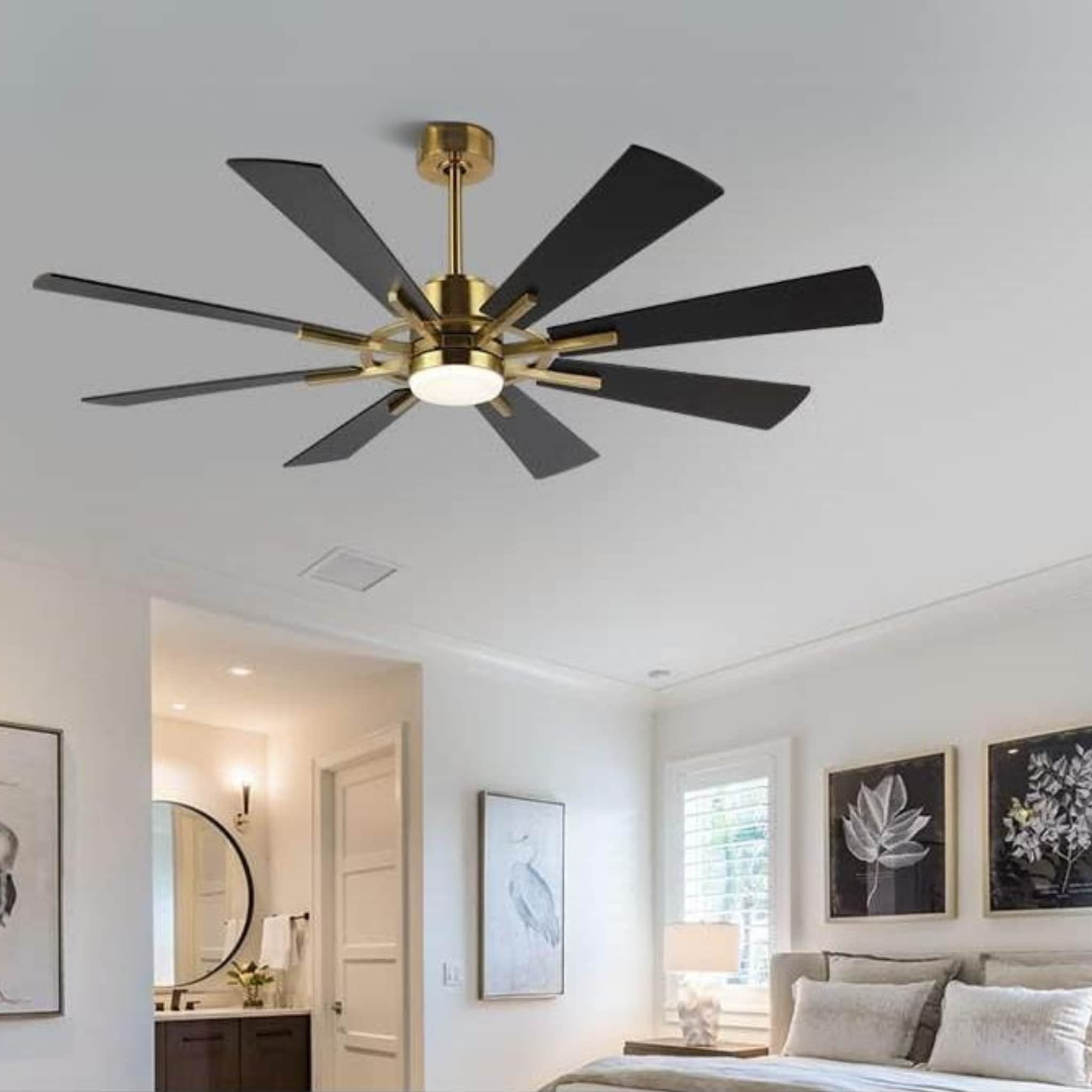 AeroBlade 72" 8-Blade 6-Speed Ceiling Fan with LED Light - Walmart.com