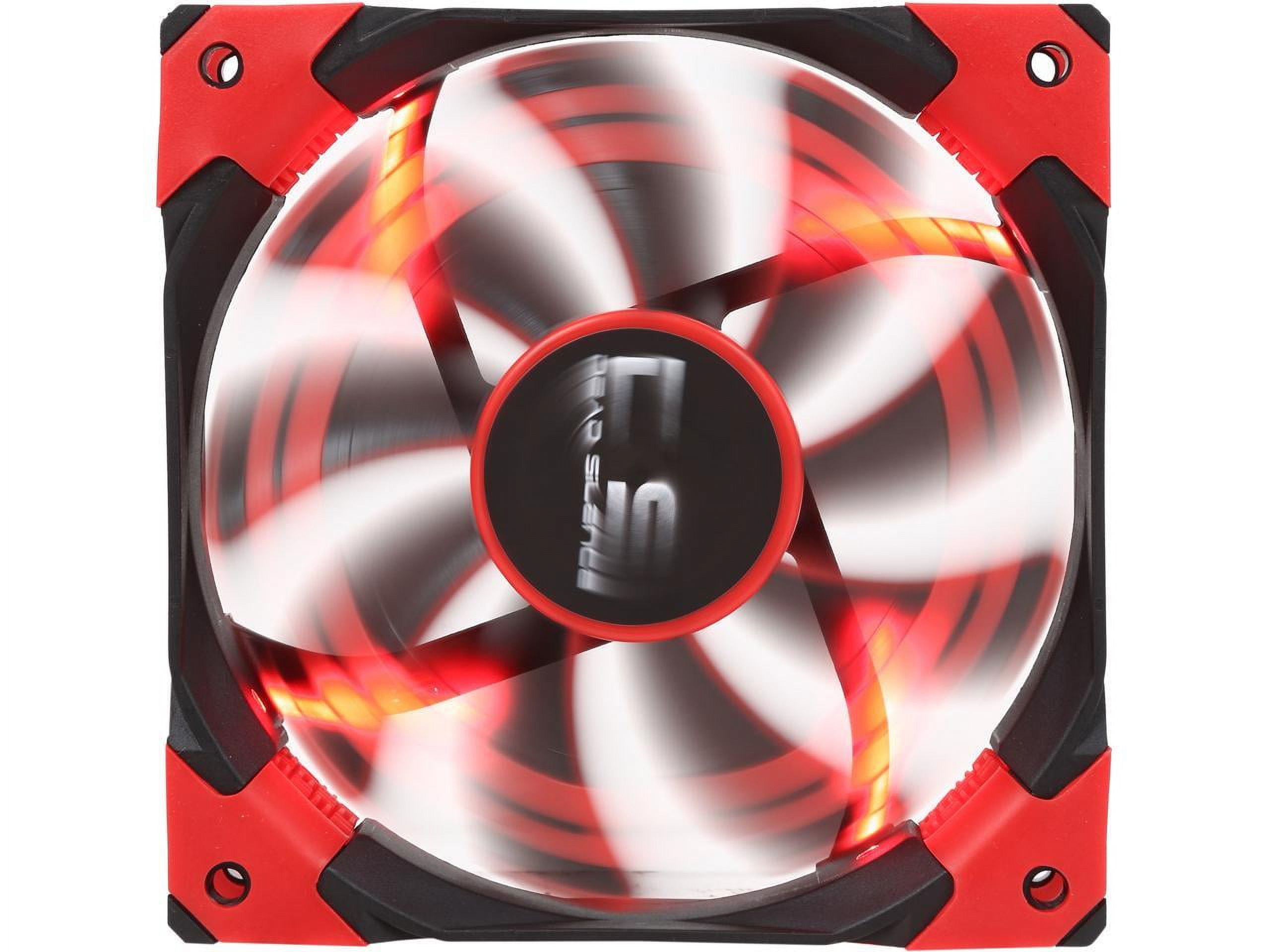 AeroCool DS 120mm Red 120 mm Patented Dual layered blades with noise ...