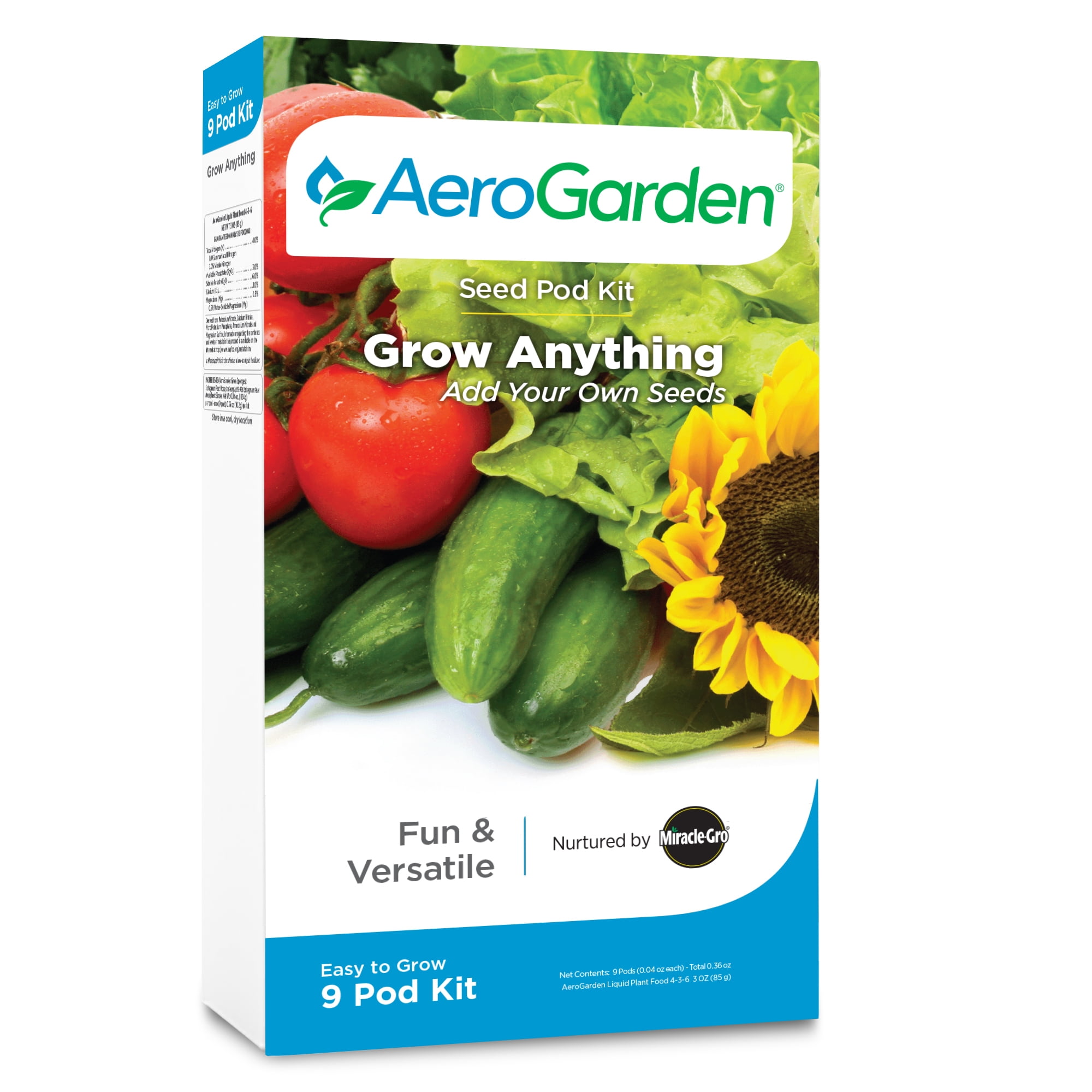 AeroGarden Grow Anything Seed Pod Kit (9-pod) - Walmart.com