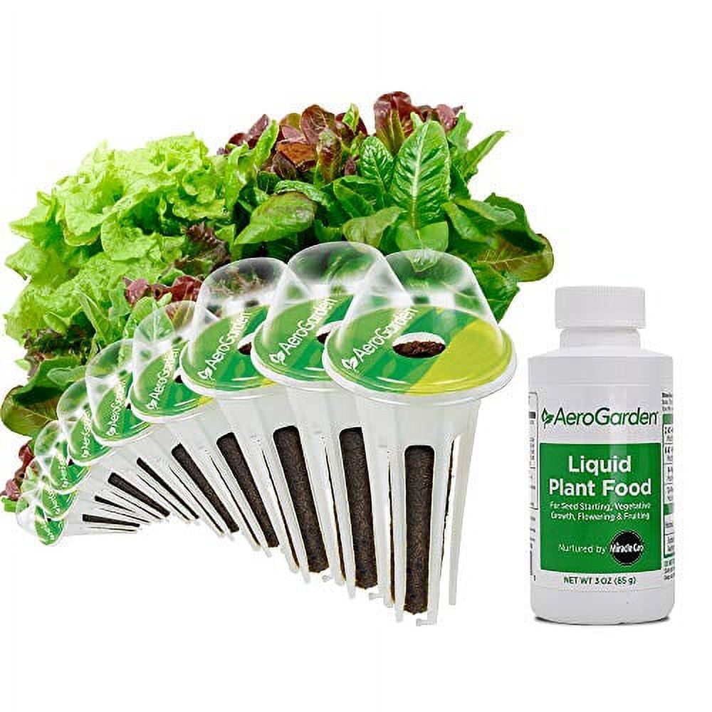 AeroGarden Heirloom Salad Greens Mix Seed Pod Kit - Salad Kit for ...