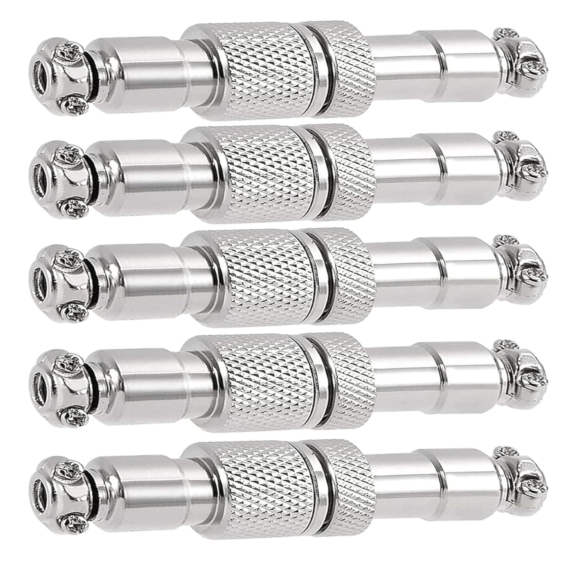 AeroLink 5-Piece 8-Pin GX16 Circular Aviation Connector Set - Walmart.com