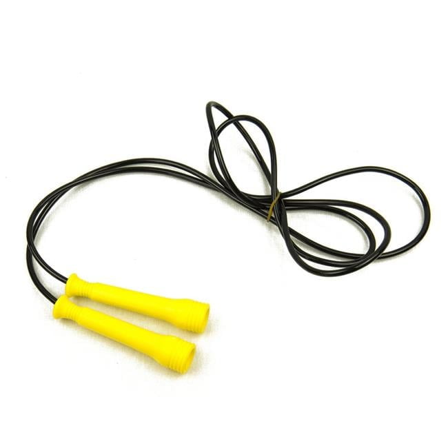 AeroMat 75014 7 ft. Adjustable Heavy Duty Speed Jump Rope, Yellow ...