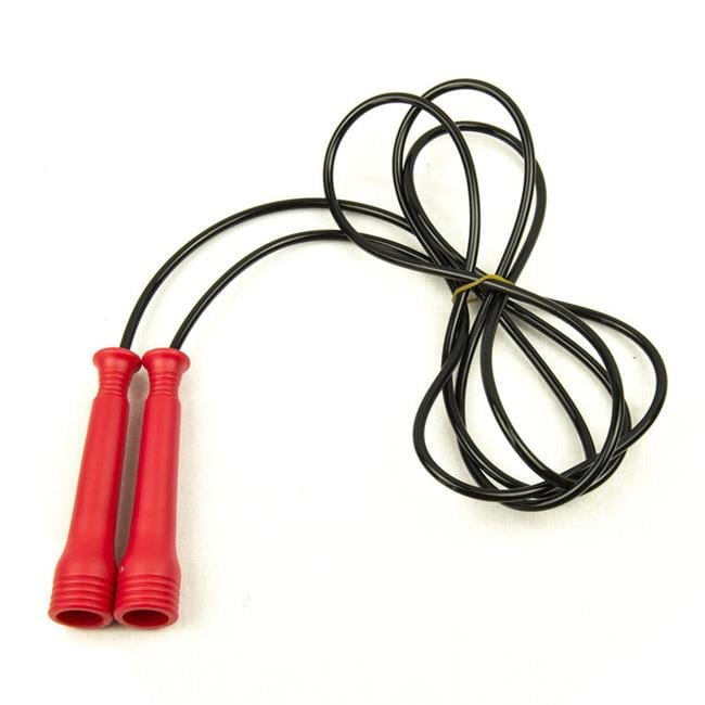 AeroMat 75015 8 ft. Adjustable Heavy Duty Speed Jump Rope, Red ...
