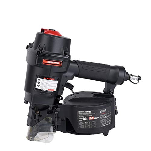 AeroPro MCN55 15-Degree Pneumatic Coil Pallet Nailer -1-inch to 2-1/4 ...