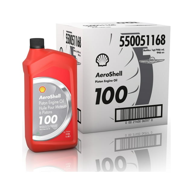 AeroShell Lubricating 100 Mineral Piston Oil (6 Qts) - Walmart.com