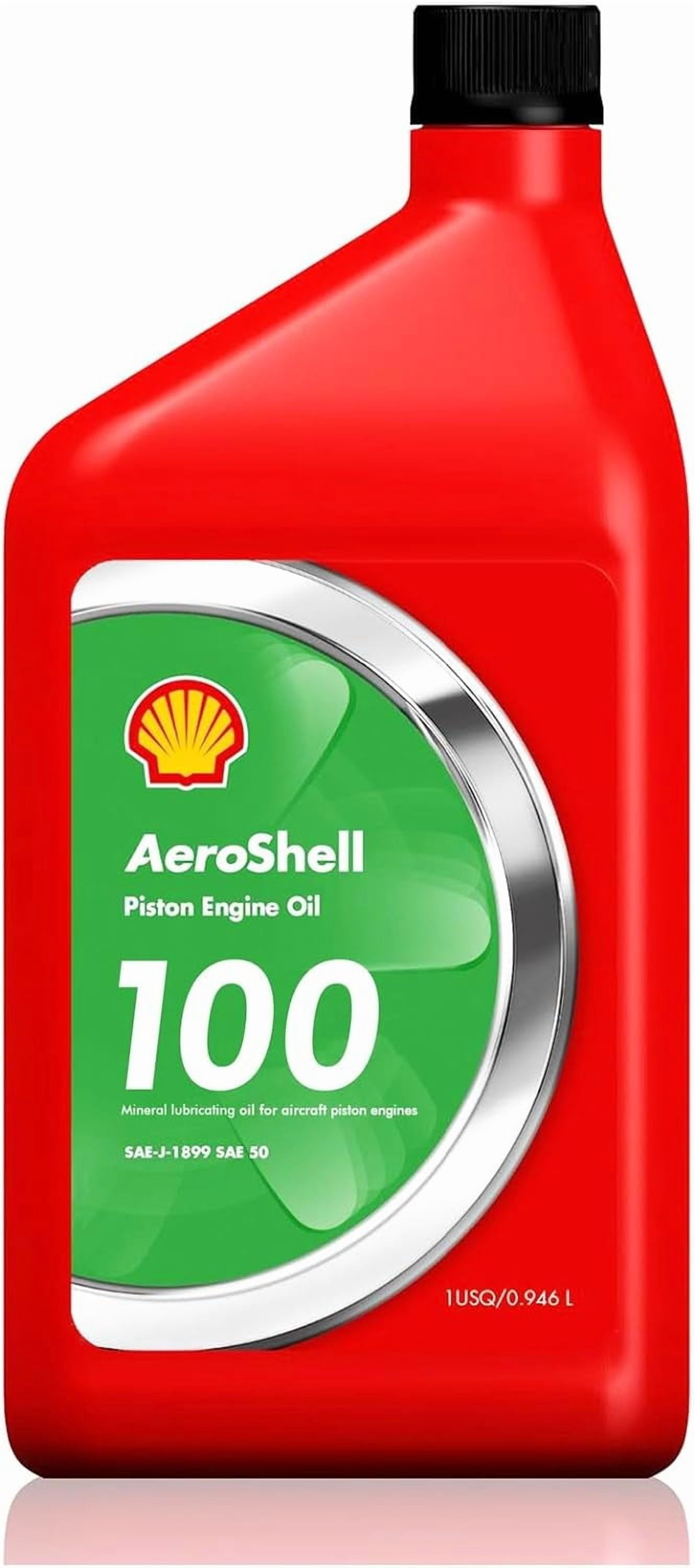 AeroShell Oil 100 SAE Grade 50 Straight Mineral Aircraft Oil - Walmart.com