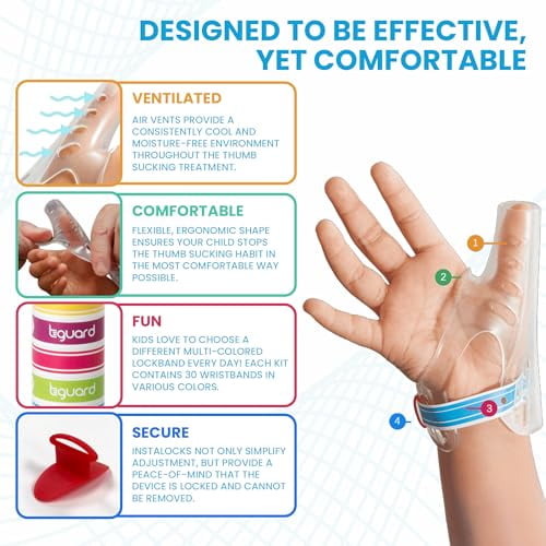 AeroThumb Thumb Sucking Stopper Kit – Thumb Sucking, Biting & Licking ...