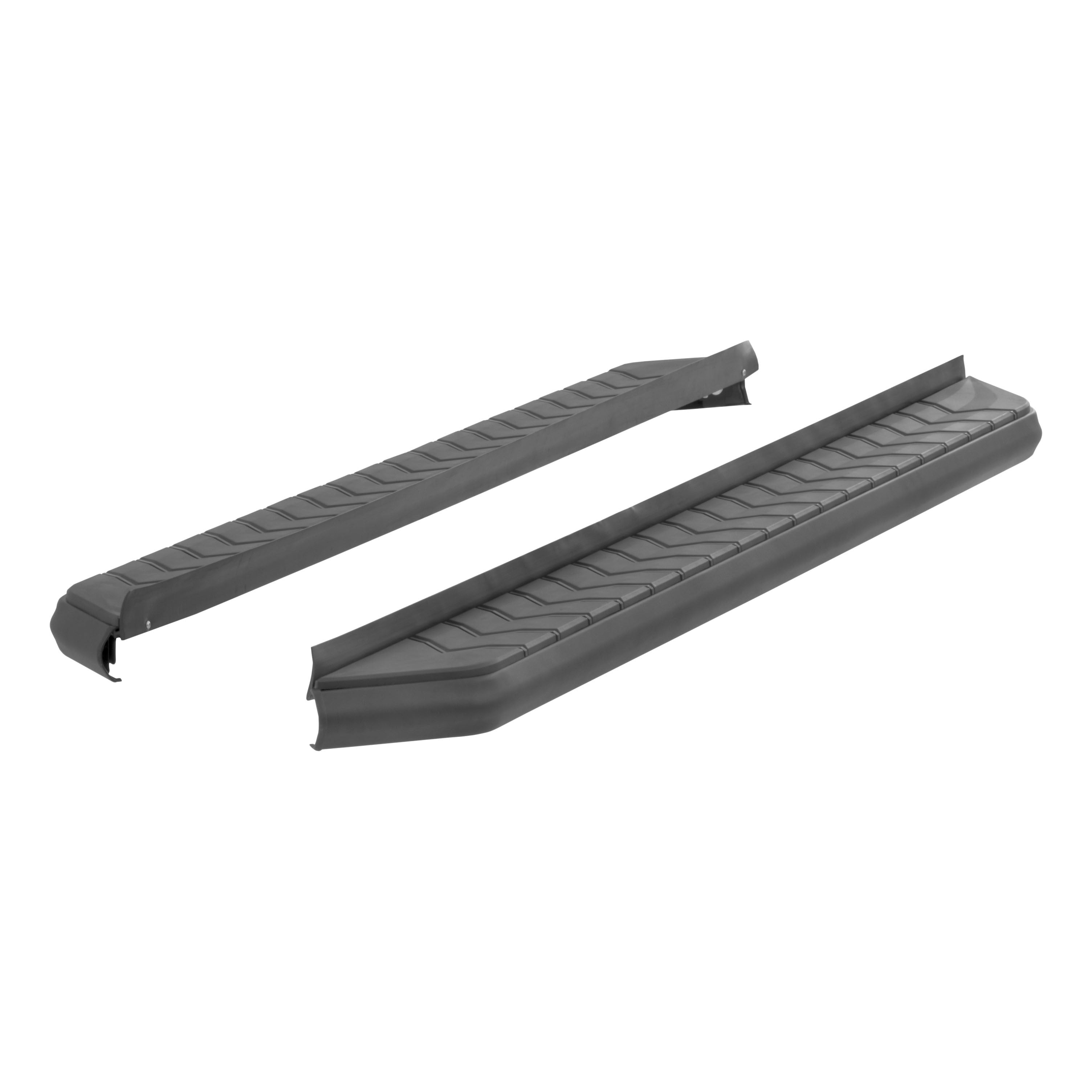 AeroTread 5" x 73" Black Stainless Running Boards (No Brackets) Fits ...